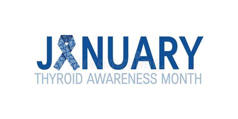 Thyroid Awareness Paisley Ribbon In Flat Style Stock Vector Illustration Of International