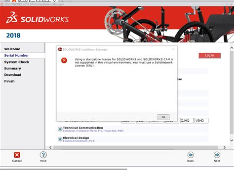 Sdl Not Supported In This Virtual Environment You Must Use An Snl License Rsolidworks