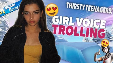 Girl Voice Trolling Thirsty Teenagers 🤤 Youtube