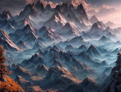 아름다운 산봉우리 산 정점 경치 배경 일러스트 및 사진 무료 다운로드 Pngtree