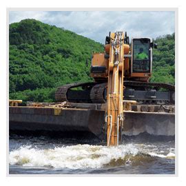 Mechanical Dredging Marine Construction