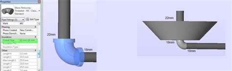 The Building Coder Elbow Fitting Selection And Dimensioning