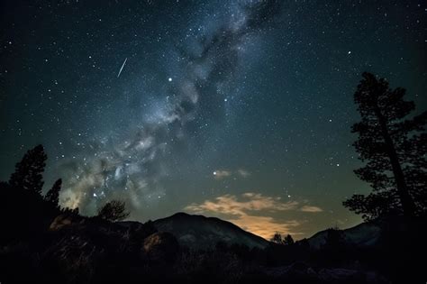 Premium Ai Image Starry Night Reveals Interconnected Constellations