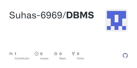 GitHub Suhas DBMS