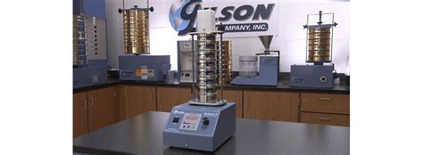 Gilson Sieve Shaker Particle Size Analysis