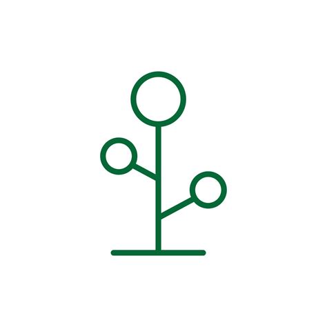 Tree Vector Line Icon Tree Symbol Vector Sign 7741642 Vector Art At Vecteezy