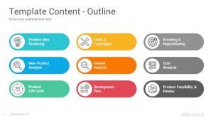 New Product Development PowerPoint Template Design SlideSalad