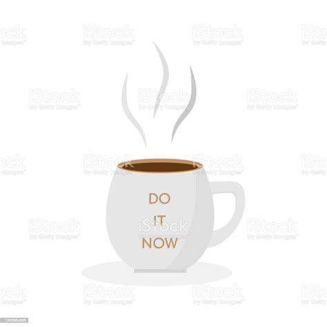 뜨겁고 맛있는 커피 한 잔 연기와 향기로운 커피 플랫 벡터 일러스트레이션 0명에 대한 스톡 벡터 아트 및 기타 이미지 0명