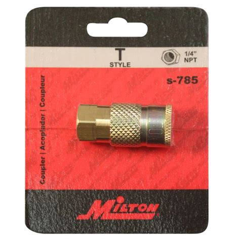 Milton S 785 S 785 14 Fnpt Female T Style Air Compressor Quick Con