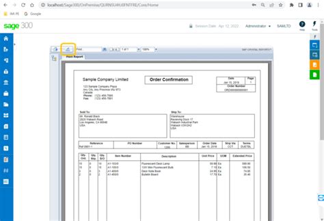 Provision For Rename And Save Report Files From Sage Cloud