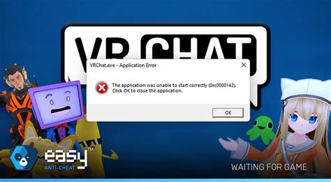 error when loading up vrchat help vrchat ask forum