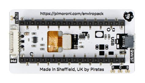 Pico Enviro Pack Overlay mit Umgebungs Ton Licht und LCD Sensor für Raspberry Pi Pico