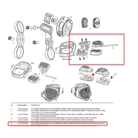 Sram Transmission Module Cover Kit Controller Axs Pod Ultimate Hmi