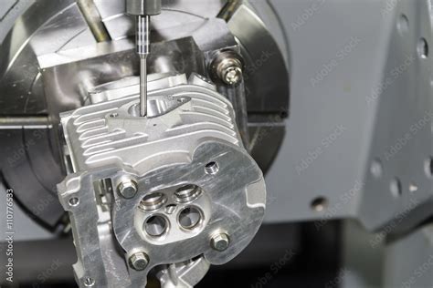 CNC Machine Multi Axis With Sample Work Piece Stock Photo Adobe Stock