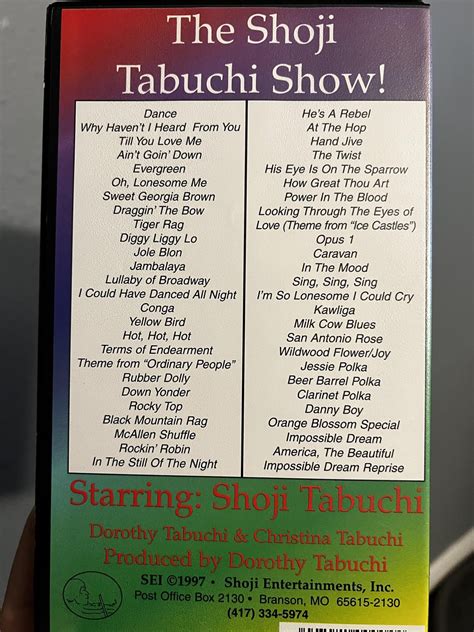 Found A Copy Of The Shoji Tabuchi Show At The Thrift Shop Yesterday