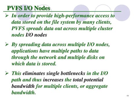 ppt a look at pvfs a parallel file system for linux powerpoint