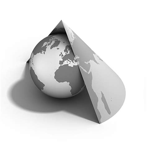 The Three Developable Projection Surfaces Cylinder Cone And Plane