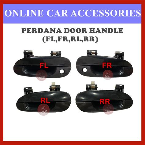 Proton Perdana Door Outer Handle Made In Malaysia Fl Fr Rl Rr Shopee Malaysia