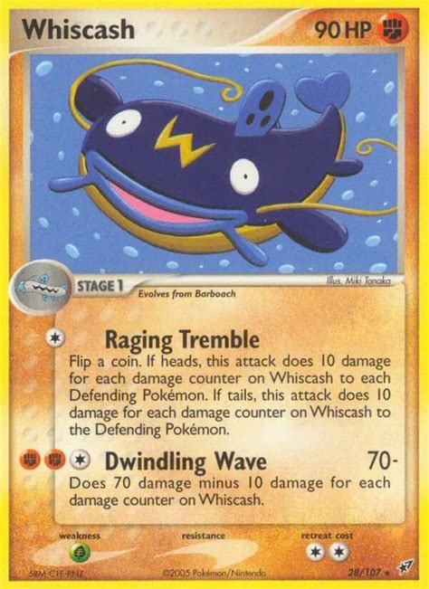 Whiscash Pokédex Stats Moves Evolution And Locations Pokemondex