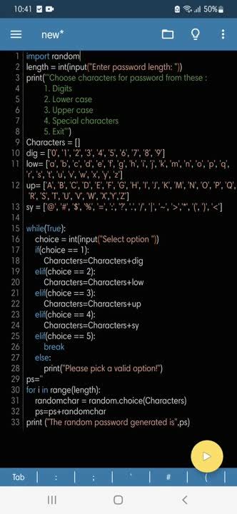 How To Create A Password Generator With Python Kamalee R Posted On