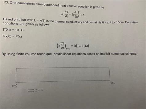 solved p3 one dimensional time dependent heat transfer