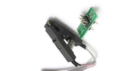Buy SPI BIOS FLASH Non Dismantling Test Flash IC Program Clip Adapter