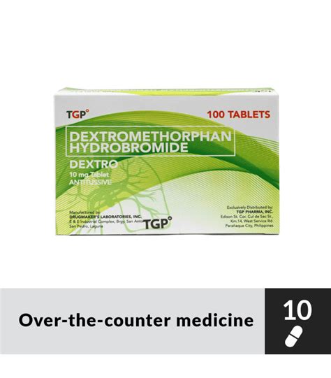 Dextro Dextromethorphan Tablet 10mg 10s
