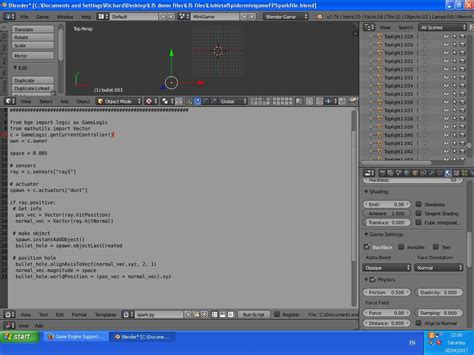 Python Code Doesn T Run Game Engine Support And Discussion Blender Artists Community