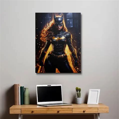 Painting Of Batgirl Painting Art Of Paint By Numbers