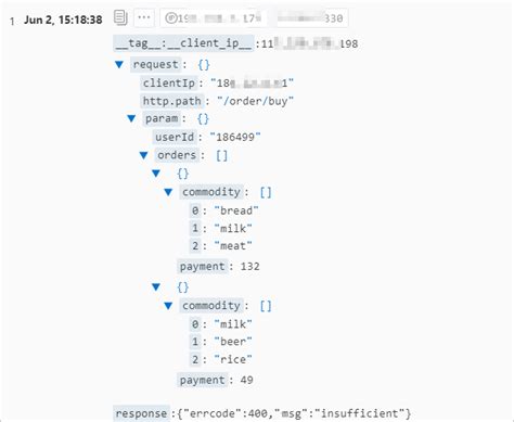 Faq About The Query And Analysis Of Json Logs Simple Log Service