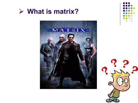 Real World Applications Of Matrices Ppt