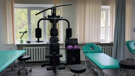Rehabilitation Physical Education Room Massage Table Exercise Machines