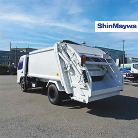 Shinmaywa Garbage Compactor 6 Wheeler Truck 5 8 12 Cbm Centro