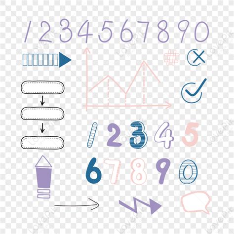 학교 수학 교육 정보 기호 차트 낙서 자료 대화 상자 상징 Png 일러스트 무료 다운로드 Lovepik