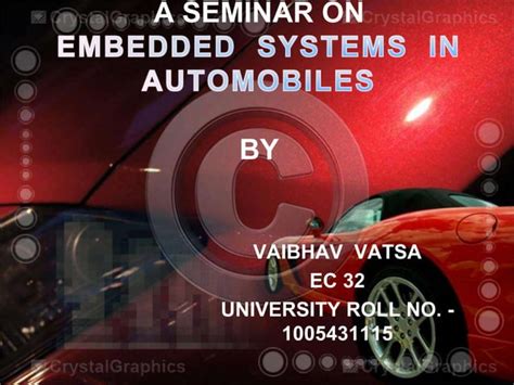 Embedded Systems In Automobiles Pptpptx