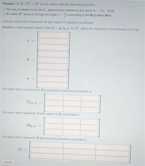 Solved Problem Let R R R Be The Rotation With The Chegg Com