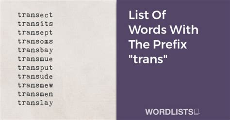 List Of Words With The Prefix Dia