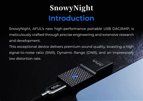 AFUL SnowyNight Dual CS USB Lossless Stable Transmission Portable DAC HiFiGo