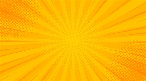 빈티지 팝 아트 노란색 배경입니다 배너 벡터 일러스트레이션 배경 주제에 대한 스톡 벡터 아트 및 기타 이미지 배경 주제 만화책 만화 Istock