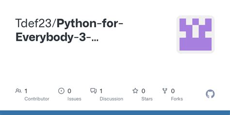 GitHub Tdef Python For Everybody Assignment Solutions