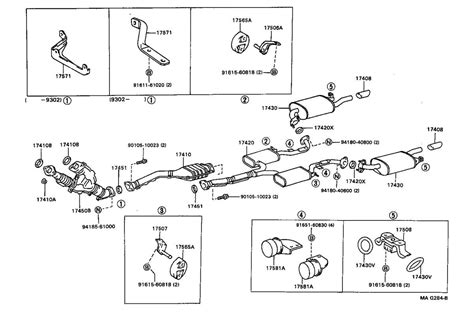 Exploring The Components Of A 1999 Lexus Rx300 Exhaust Pipe System