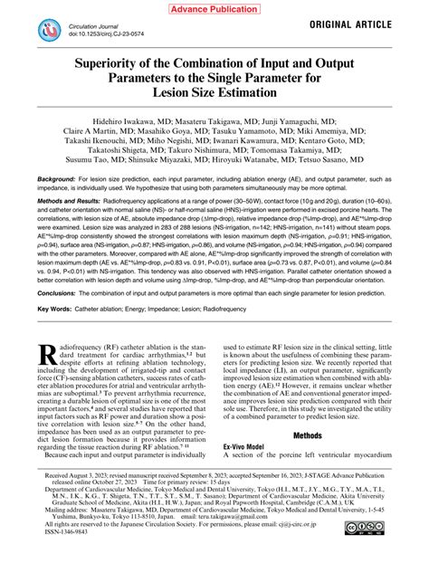 Pdf Superiority Of The Combination Of Input And Output Parameters To