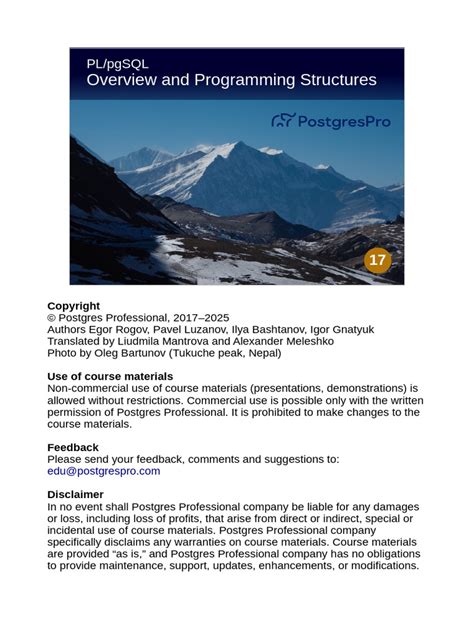 Dev0 04 Plpgsql Introduction Pdf Control Flow Parameter Computer