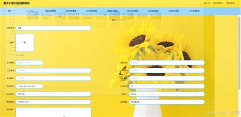 java计算机毕业设计基于bs的校园招聘网站（开题 程序 论文） csdn博客