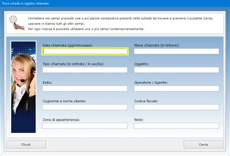 Gestione Chiamate Clienti Software Per Gestire Il Registro Delle Chiamate Dei Clienti
