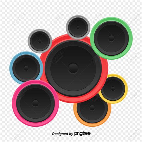 스피커 일러스트라운드원형 Png 일러스트 무료 다운로드 Lovepik