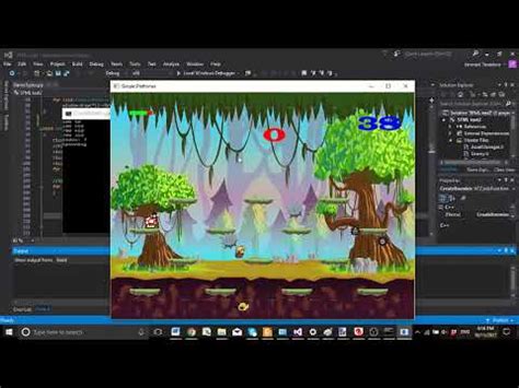 C SFML Platform Game YouTube