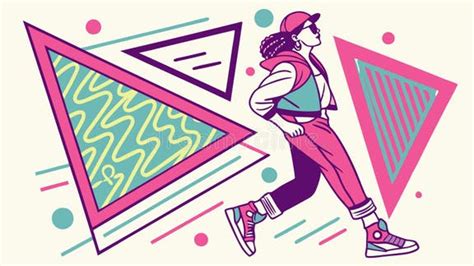 Abstract Geometric Shapes Modern Art And Design Elements Vector Design Generative Ai Stock