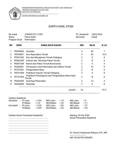 Sistem Informasi Akademik Mahasiswa Pdf