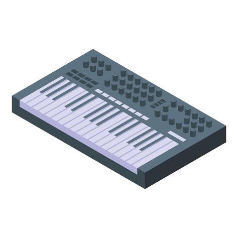 Synthesizer Design Icon Isometric Vector Art Piano 15119315 Vector Art At Vecteezy